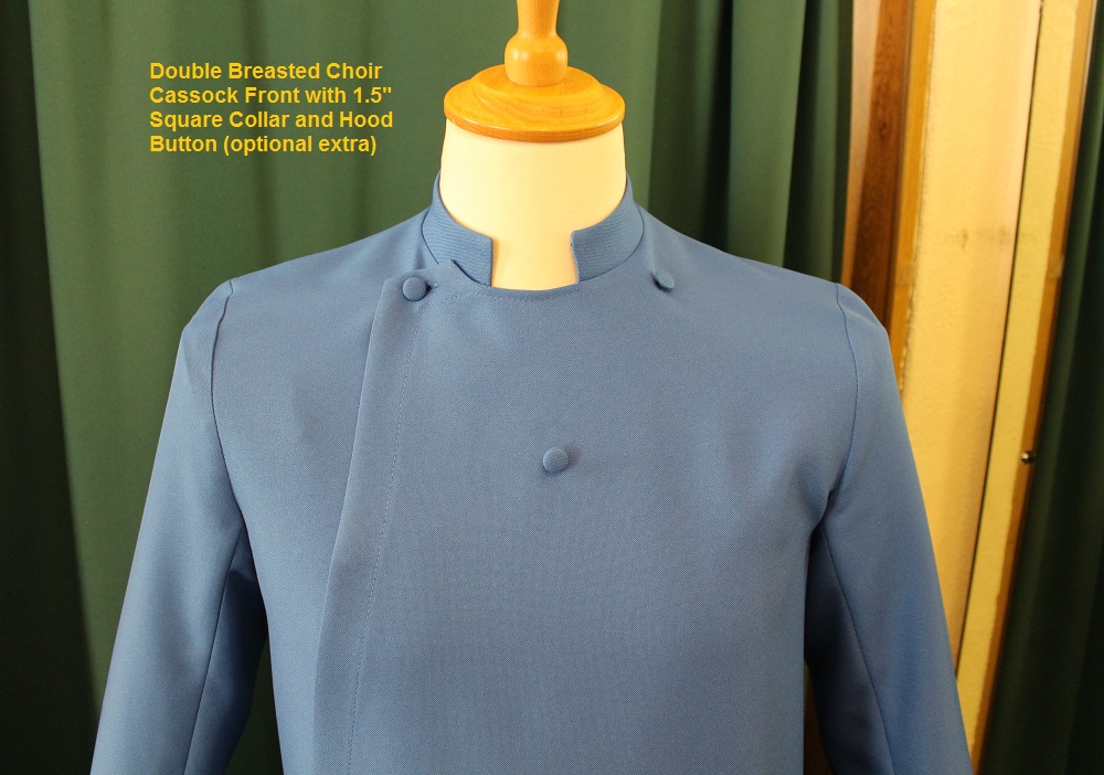 Choir Cassock : Adult Double-Breasted