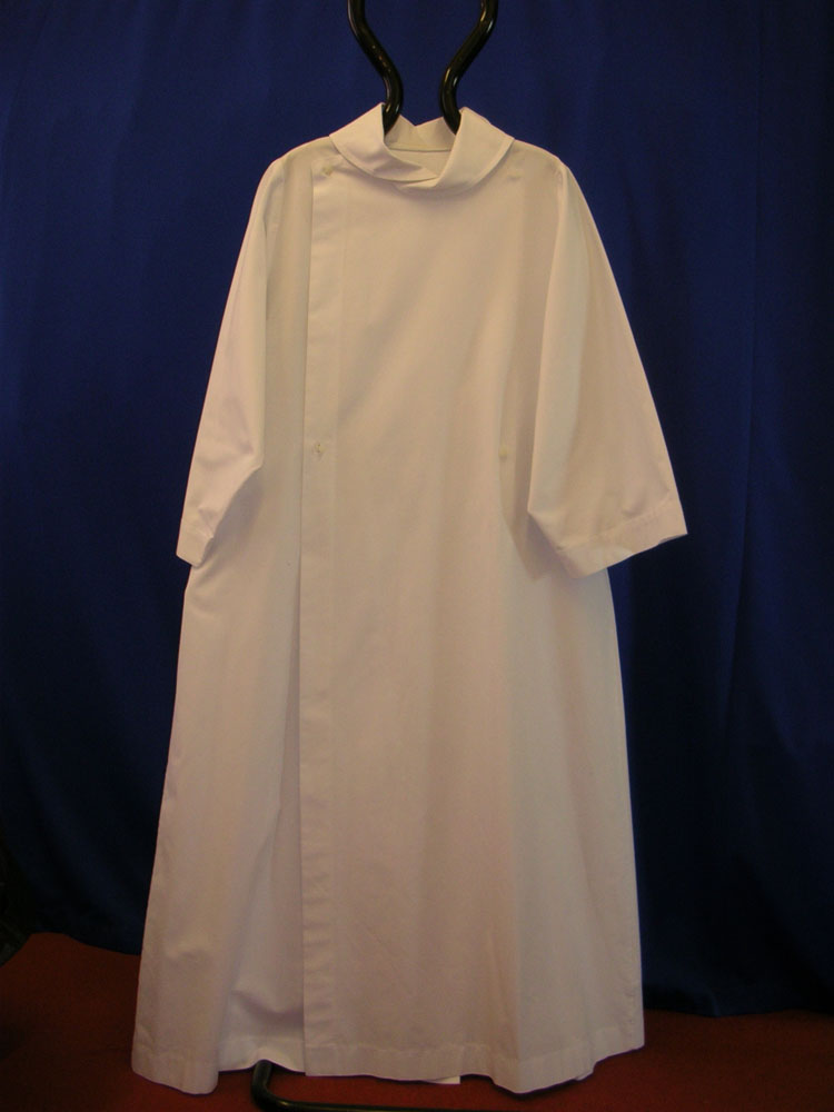 Cassock-Alb, Plain Double Breasted